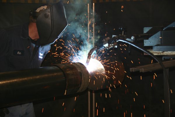 Welding shaft on broken end - BMR Group